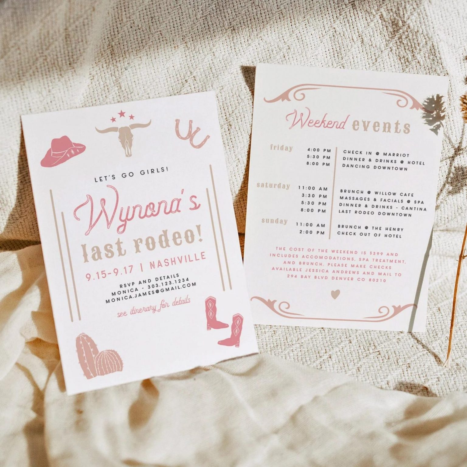 Bachelorette Party Idea: Last Rodeo - Teresa Caruso